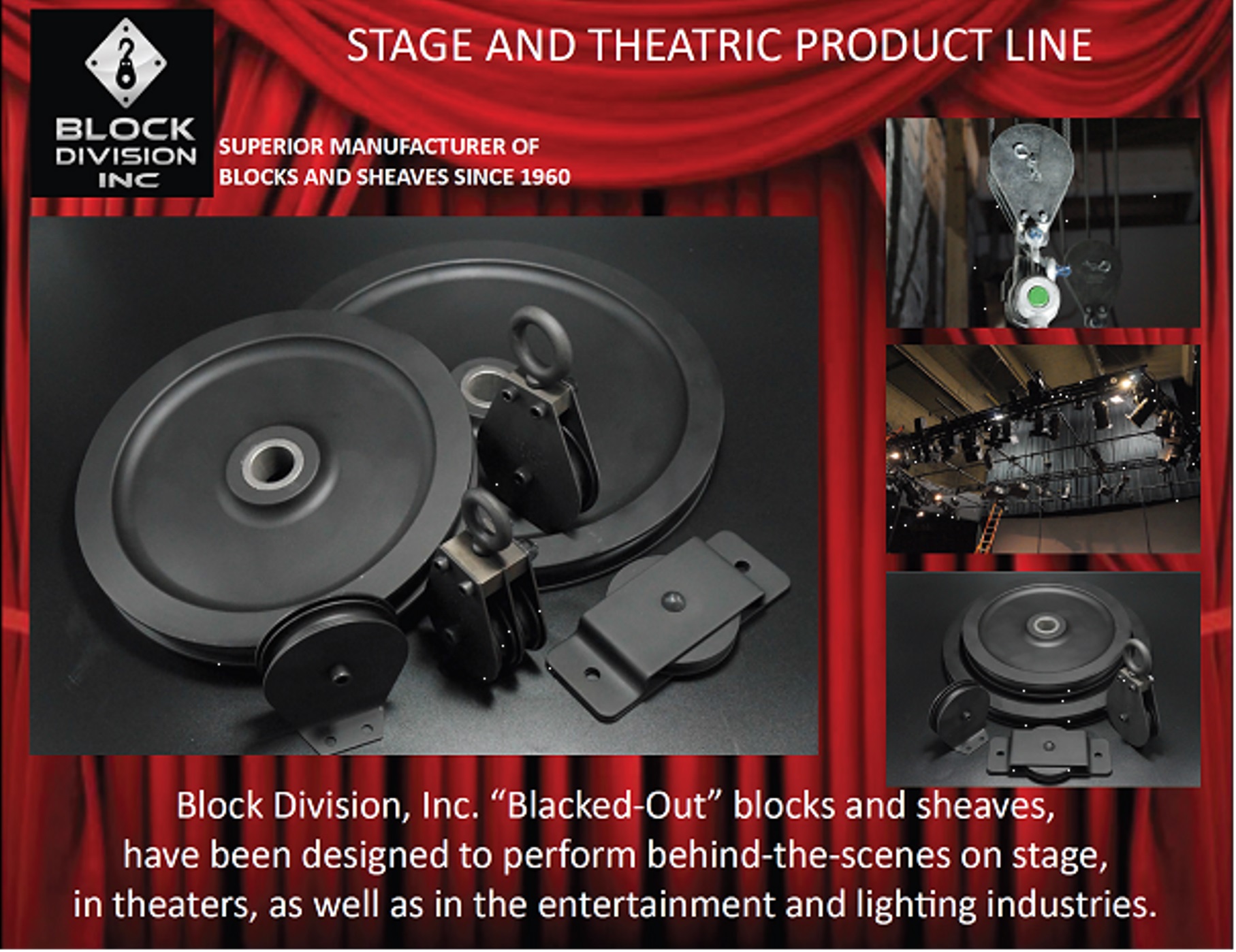 Block Tackle Pulley Systems - Movie Sets, Theater Stages